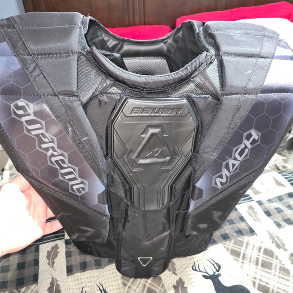 Large Bauer Mach TGC Beefed chest protector | SidelineSwap | Buy and ...