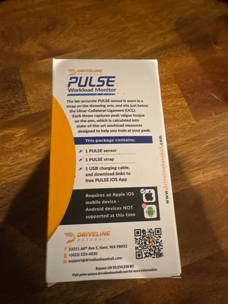 DriveLine Baseball Pulse Workload Monitor | SidelineSwap | Buy and Sell ...