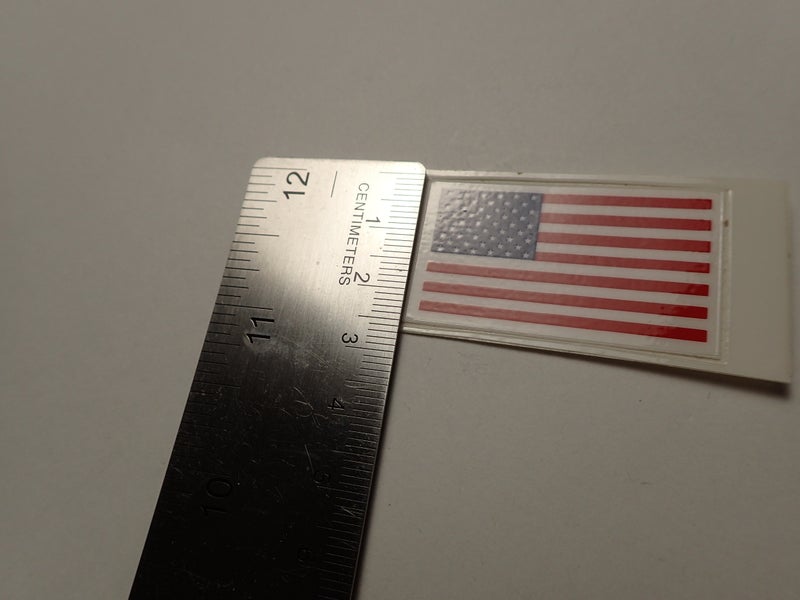 USA Flag Pro Stock Decal Sticker for Back of Helmet | SidelineSwap ...