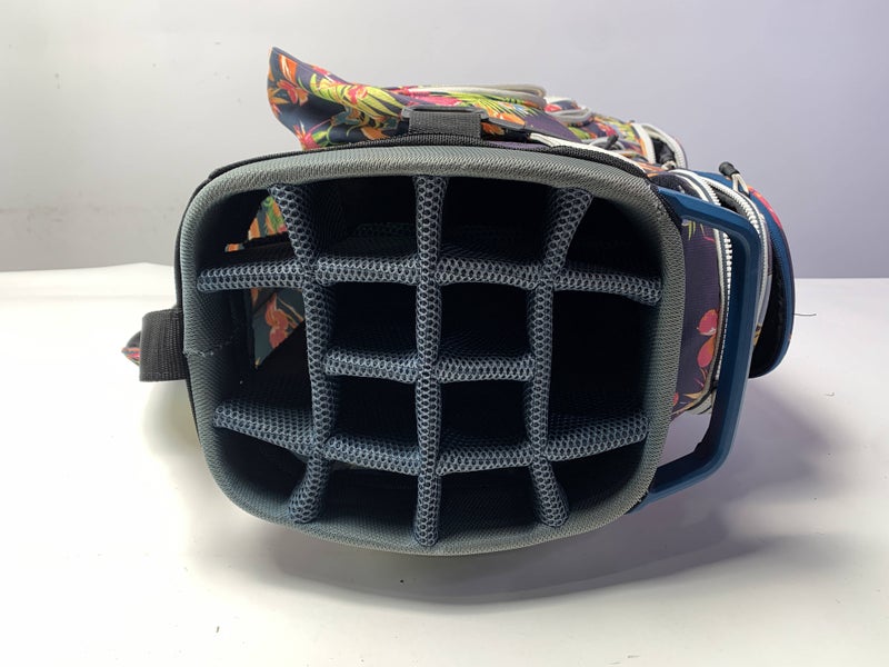Ping Traverse Floral Cart Bag 14-Way Divide Single Strap Golf Bag ...