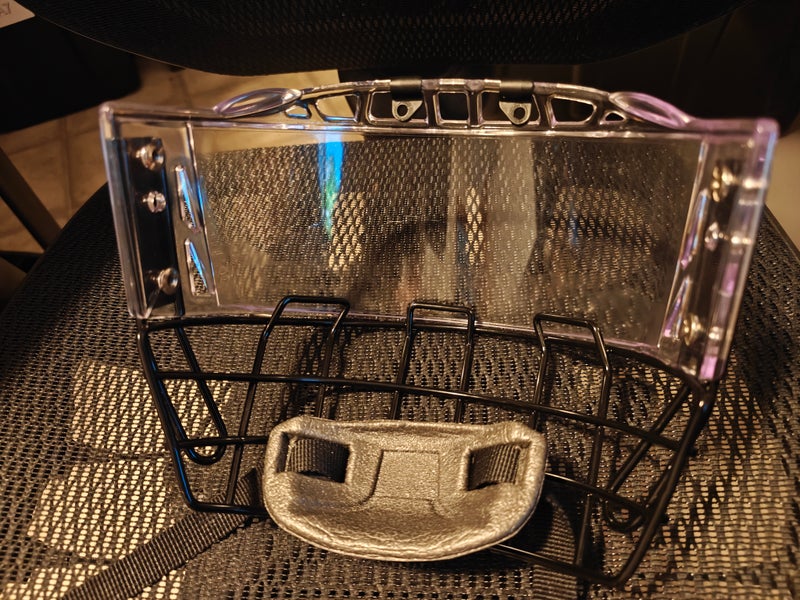 Bauer Hockey Face Mask Cage, Size Medium- Half Shield, Half Cage ...