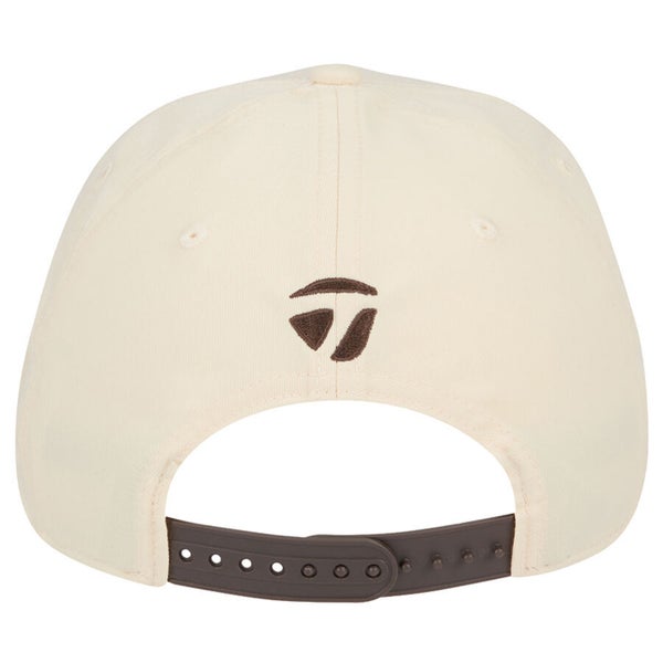 NEW 2025 TaylorMade Carlsbad Flatbill Cream Snapback Adjustable Golf ...