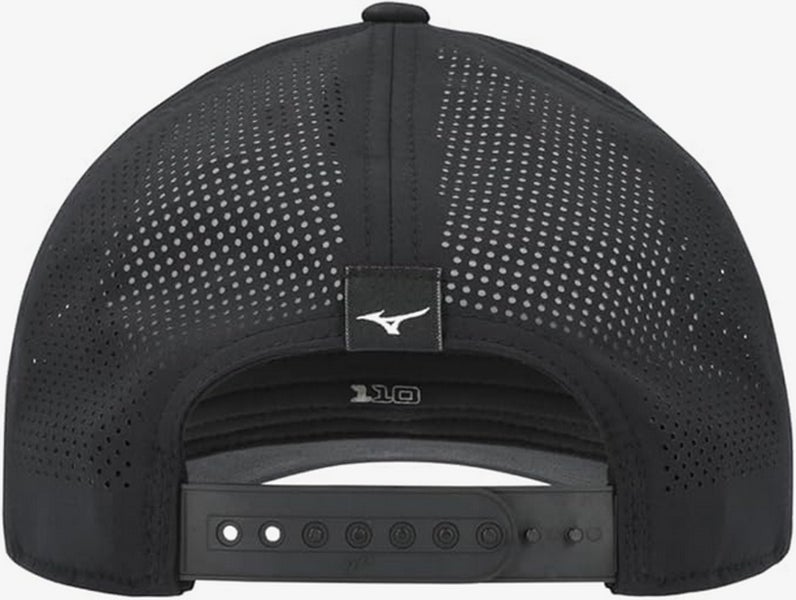 NEW Mizuno Tour Vent Black Adjustable Snapback Golf Hat/Cap ...