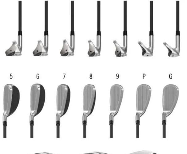 Cleveland Halo XL Full Face Iron Set Steel KBS Tour Lite 5-GW Regular ...