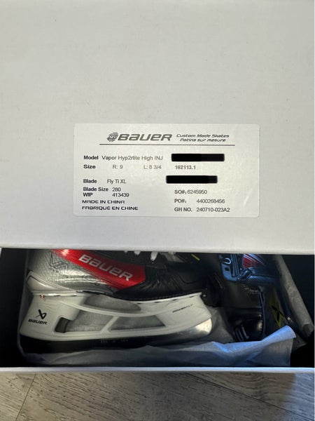 Bauer Vapor Hyperlite 2 Pro Stock 9 Fit 2 | SidelineSwap | Buy and Sell ...