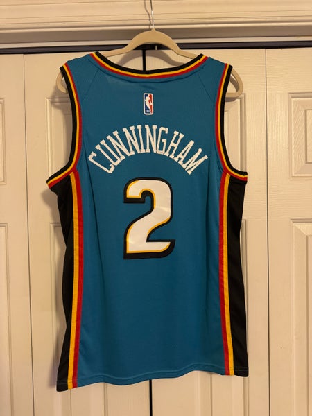 Detroit Pistons Jersey Cunningham Throwback Nike Small 44 NBA NWT ...