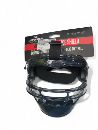 Used Defender Yth Defender Face Shield Bb Sb Fielders Mask Black Sm ...