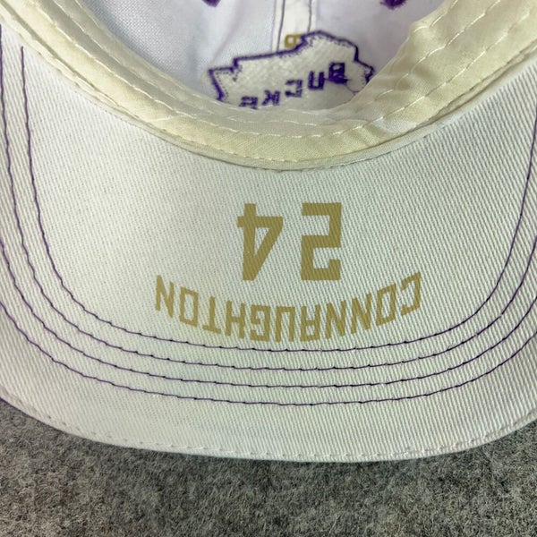 Milwaukee Bucks Hat White Purple Adjustable Cap Basketball Pat ...