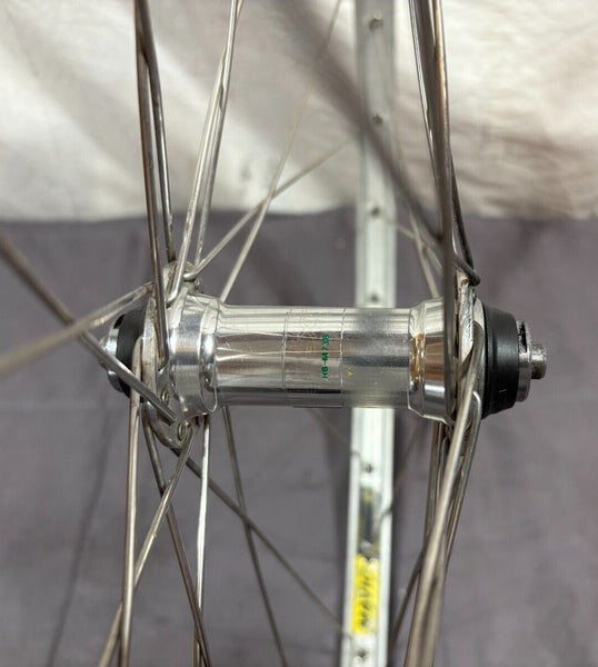 Mavic 238 32-Spoke Silver Aluminum 26" QR Wheelset Shimano Deore XT ...