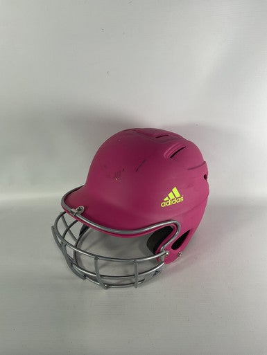 Used Adidas Pink Helmet Batting Helmet W Mask Pink One Size 11834 ...