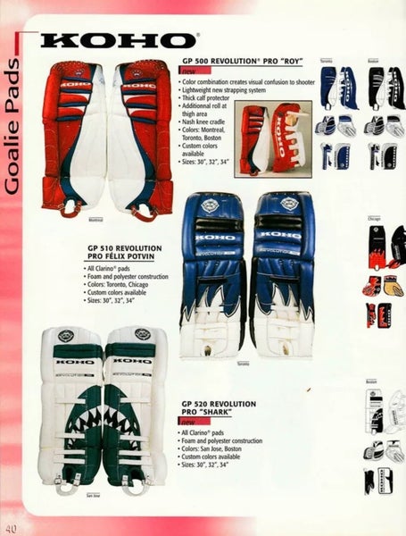 KOHO Pro Hockey Goalie Glove & Blocker Set - Rare | SidelineSwap | Buy ...