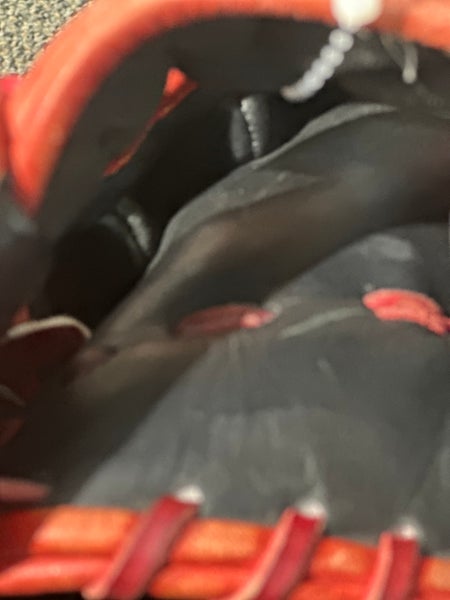 Red Pro Stock Wilson A2K Right Hand Throw Infield Baseball Glove 11.5 ...