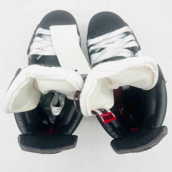 New Custom Blue & White CCM Jetspeed FT6 Pro Hockey Skates-9 1/2 D/A ...