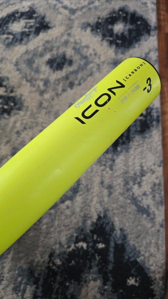 2024 Rawlings Icon BBCOR Certified Bat (-3) Composite 29 oz 32" (Used ...