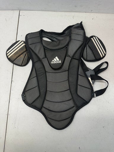 Used Adidas Yth Chest Pro Catchers Chest Protector Black Youth 11835 ...