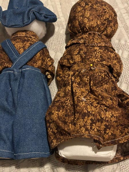 Vintage Dish Soap Dolls Grandma and Grandpa Amish Made | SidelineSwap ...