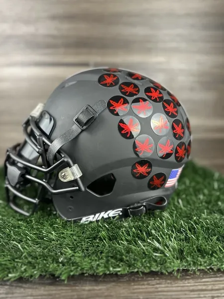 OHIO STATE BUCKEYES NCAA Schutt Full Size Custom Football Helmet ...