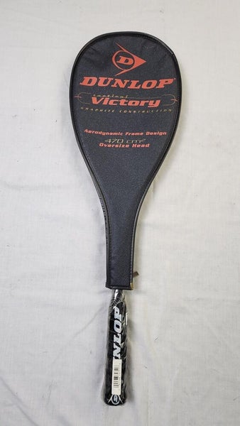 Dunlop Tactical Victory Squash Racket w/ Cover - 3 7/8 in, Strung ...