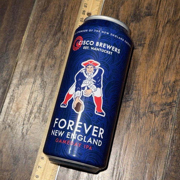 New England Patriots Cisco Brewers Forever New England Gameday IPA ...