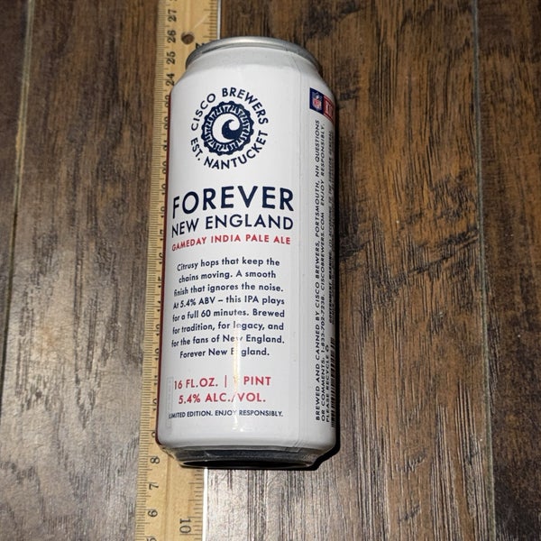 New England Patriots Cisco Brewers Forever New England Gameday IPA ...