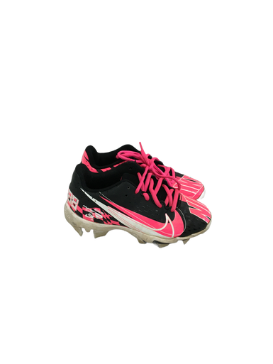 Used Nike Hyperdiamond Jr 1 Black And Pink Softball Cleats 11692 ...