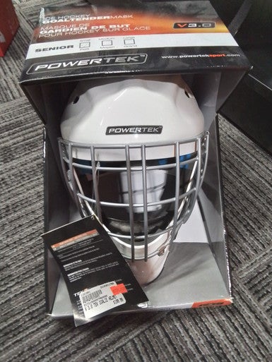 New V 3.0 Tek Goalie Helmet 11769-pwtpwt833003 | SidelineSwap | Buy and ...