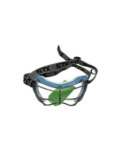 Used STX GOGGLES Lacrosse Facial Protect Carolina Blue Senior 11347 ...
