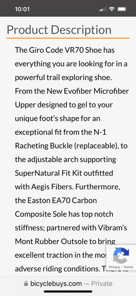 Giro Code VR70 Mountain Bike Shoes | SidelineSwap | Buy and Sell on SidelineSwap