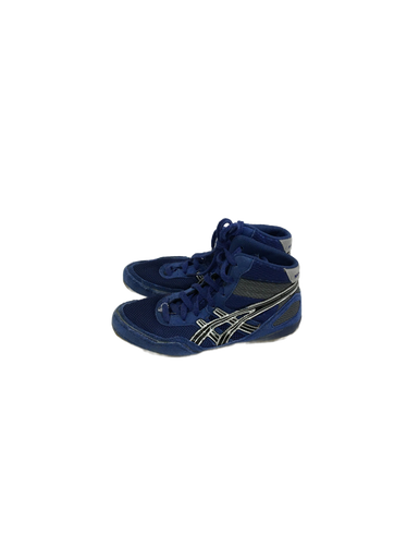 Used Asics Matflex Jr 4 Royal Blue Wrestling Shoes 11692-s000131835 ...
