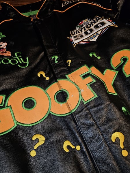 NEW Rare Vintage JH Design Disney Goofy Nascar Daytona 500 Leather ...