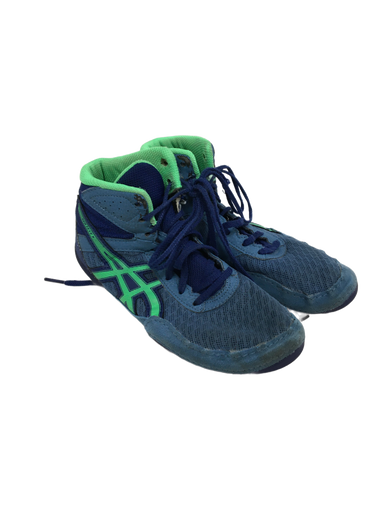 Used Asics Matflex Jr 4 Navy Blue Wrestling Shoes 11692-s000131858 ...