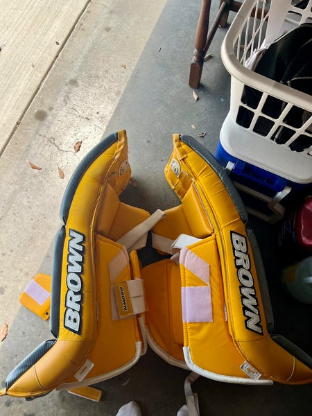 John Brown Custom Goalie Pads 33 | SidelineSwap | Buy and Sell on ...