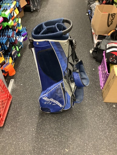 Used Bridgestone Grey Goose Golf Bag Mens Stand Bag Royal Blue 11162 ...