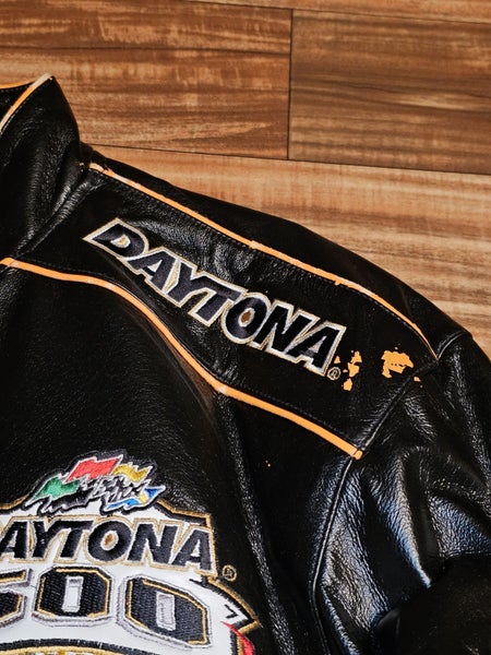NEW Rare Vintage JH Design Disney Goofy Nascar Daytona 500 Leather ...