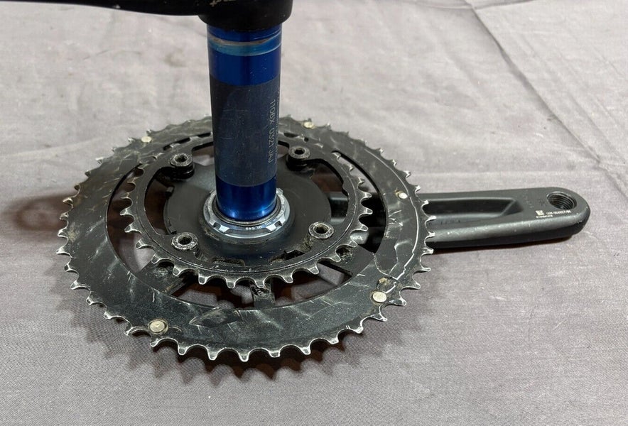 FSA Gossamer Pro AGX+ 175mm 46/30 BB30 Black Aluminum Double Crankset ...