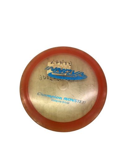 Used Innova CHAMPION MONSTER Disc Golf Driver Orange 11347-S000242791 ...