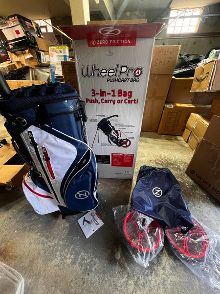 Zero Friction's revolutionary Wheel Pro Golf Bag | SidelineSwap | Buy ...