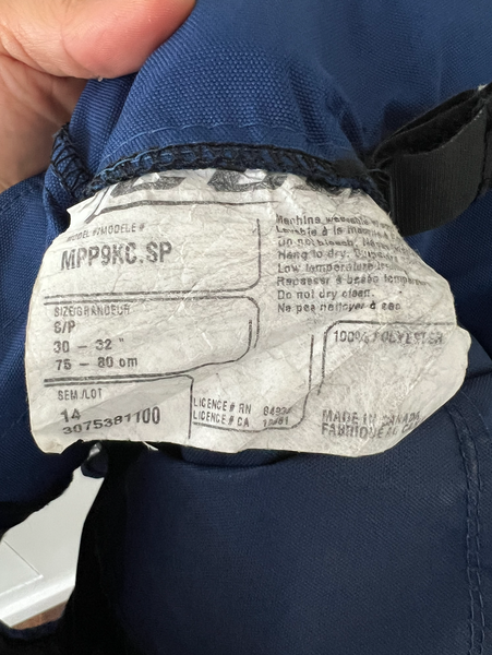 Blue Small CCM MPP9KC Pant Shell Pro Stock MIC (Used) | SidelineSwap ...