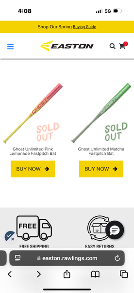 Easton Ghost Limited Edition - Pink Lemonade Unlimited Bat (-10) 22 oz ...