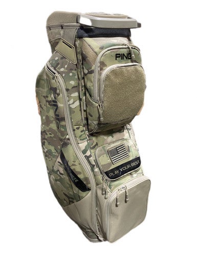 Used Ping PING TRAVERSE PLAY YOUR BEST Mens Cart Bag Camouflage 11735 ...