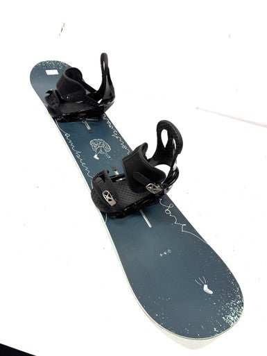 Used Signal 143CM BURTON BINDING CHANNEL Womens Board/Bindings Green ...