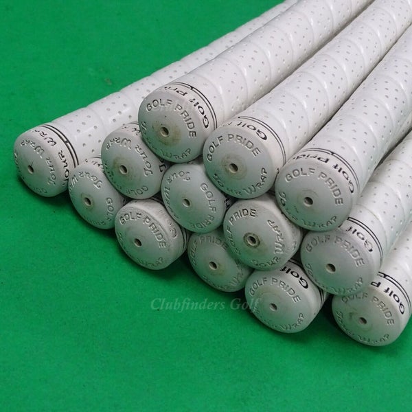 Golf Pride Tour Wrap White M60R Standard Pulled Iron/Wood Grips LOT OF ...