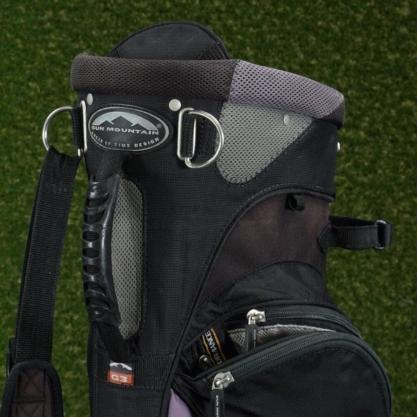 SUN MOUNTAIN G3 STAND BAG 7-WAY DIVIDERS GOLF BAG BLACK PURPLE ...