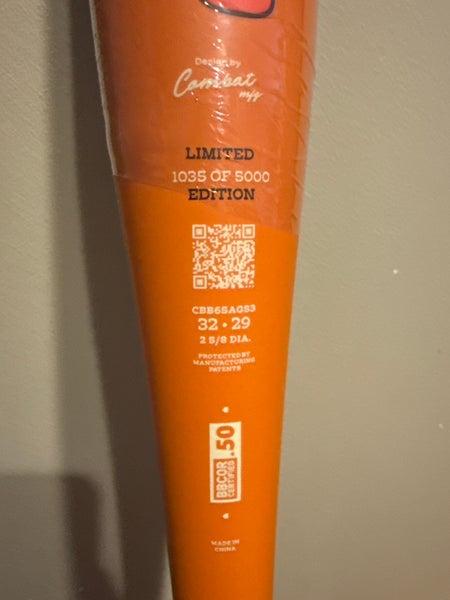 2025 Combat MFG Spec A1 BBCOR Certified Bat (-3) Alloy 29 oz 32" (New ...