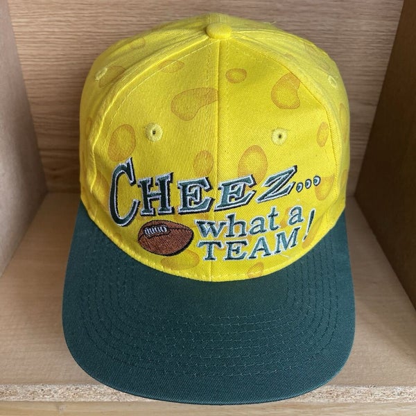 Vintage Cheese Head Green Bay Packers Snapback Hat NFL Cap RARE ...