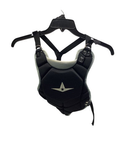 Used All-Star ALL STAR CHEST GUARD BLK Catchers Chest Protector Black T ...