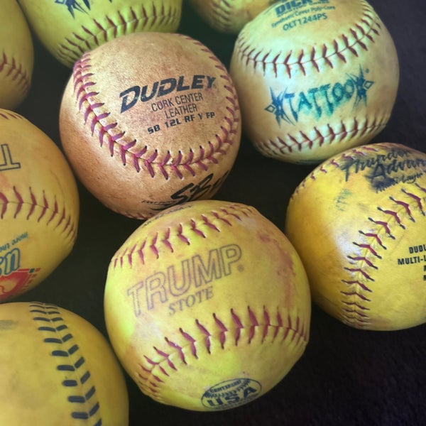 Softball balls slowpitch lot of 20 balls | SidelineSwap | Buy and Sell ...