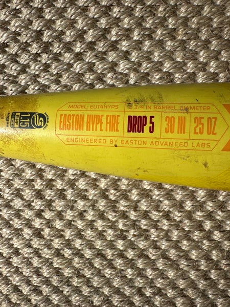 2023 Easton Hype Fire USSSA Certified Bat (-5) Composite 25 oz 30 ...
