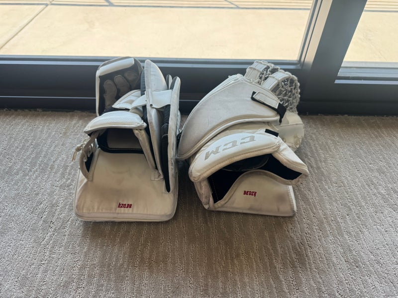 CCM Axis Pro Regular Pro Stock Glove and Blocker | SidelineSwap | Buy ...