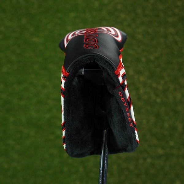 ODYSSEY BLADE PUTTER HEADCOVER MAGNETIC CLOSURE BLACK / WHITE / RED ~ L ...